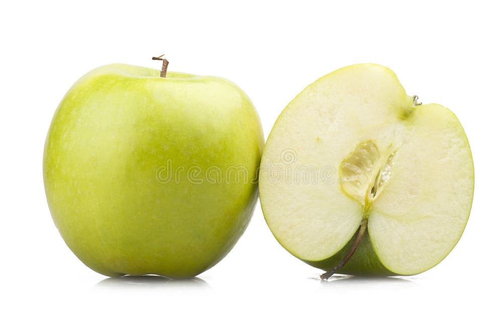 Green apple stock image. Image of freshness, granny, segment - 41285147