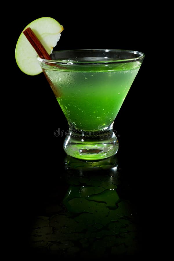 Green Martini for St Patrick S Day Stock Photo - Image of lager ...