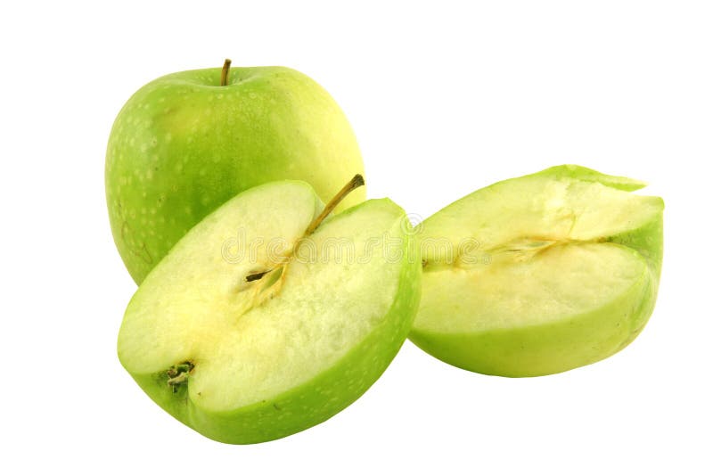 Green Apple Next To Some Apple Stock Image - Image of food, tasty: 2382367