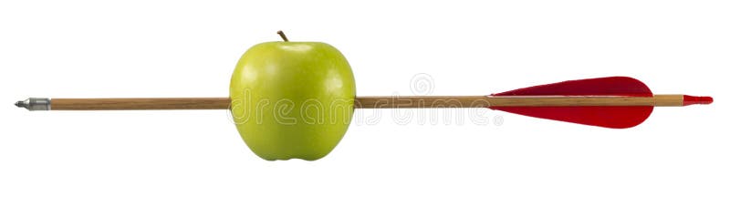 Apple arrow 2 stock image. Image of black, stem, point - 687711