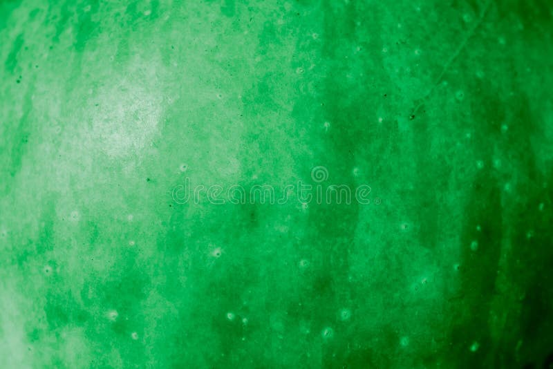 Green Apple Skin with Visible Details. Background Stock Photo - Image ...