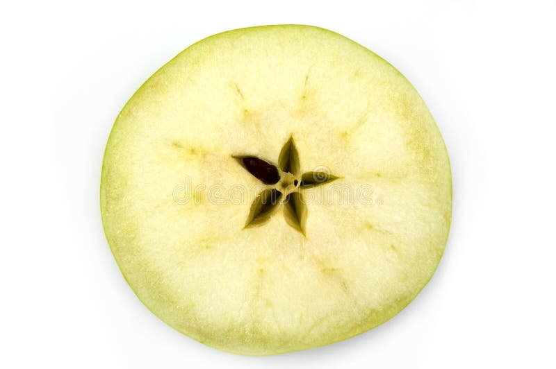 Green Apple Slice stock image. Image of crunchy, green - 837897