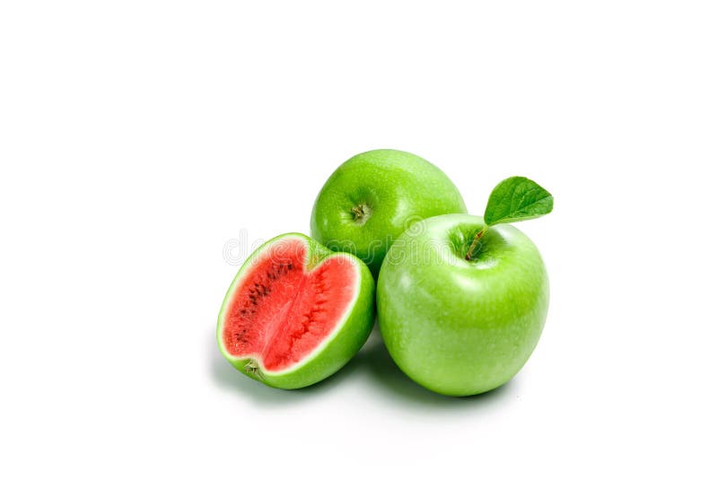 Genetic Fruit Manipulation with Apple and Tomato Stock Photo - Image of ...