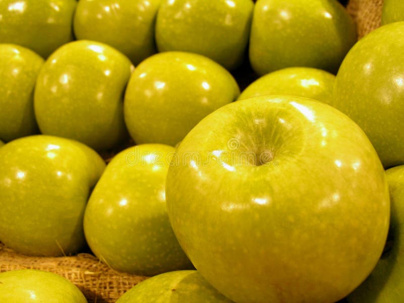 Green Apples stock photo. Image of grocery, trees, supermarket - 2950