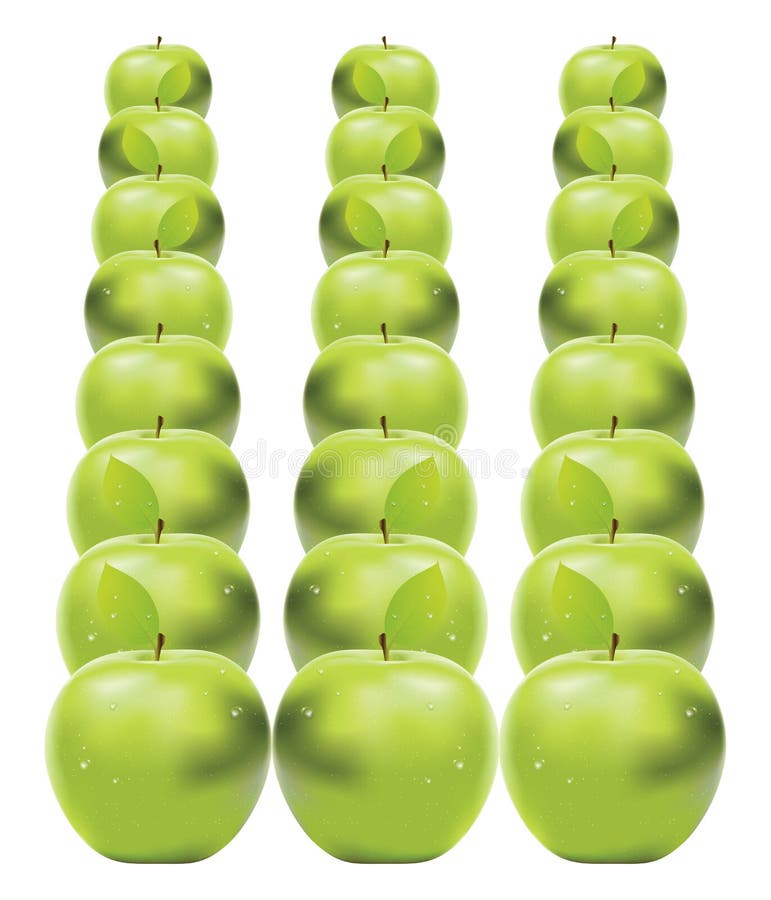 Apples Row Stock Illustrations – 132 Apples Row Stock Illustrations ...