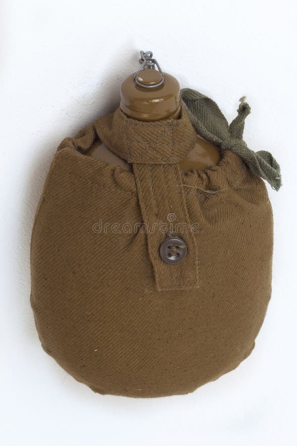 Green Army flask stock photo. Image of cover, metal, button - 33872604