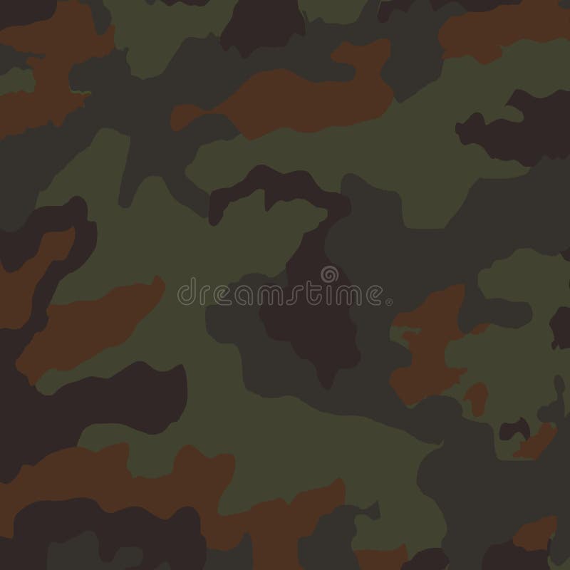 Green Army Flora Background Texture - Vector Illustration Stock Vector ...