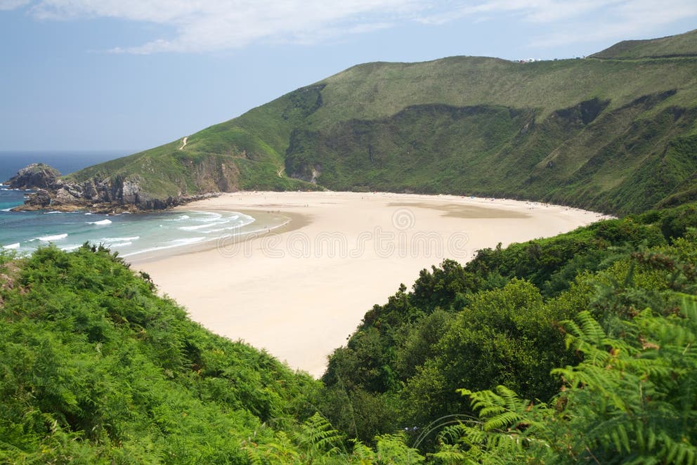 Green Around Torimbia Beach Stock Photo - Image of coast, cape: 20853854