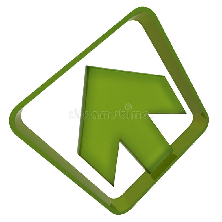 Green Directional Arrow Icon Stock Illustrations – 5,257 Green ...