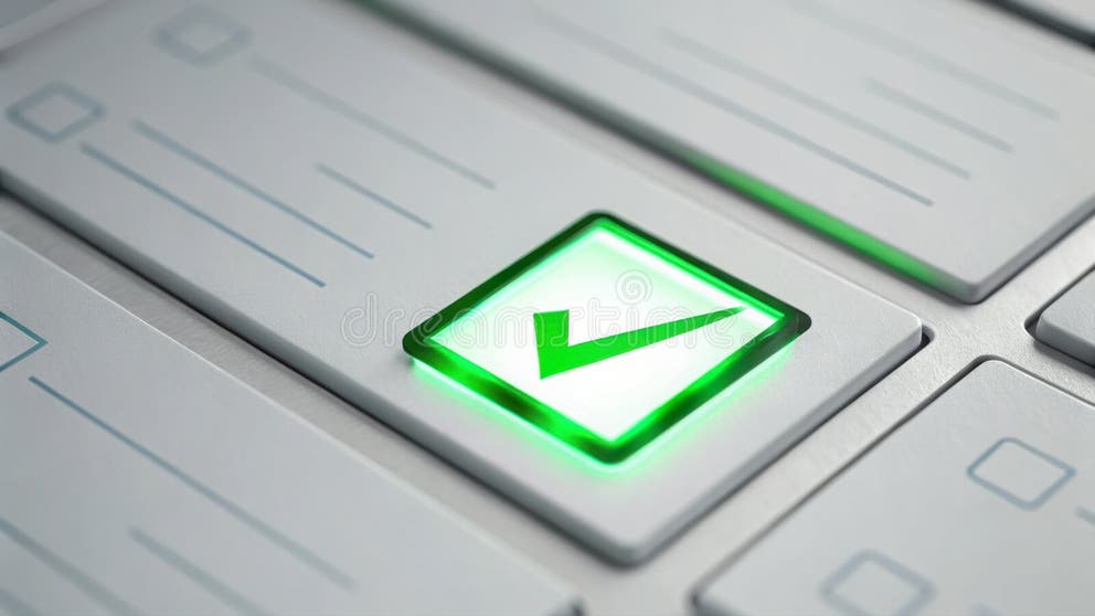 Green Arrow Button on a Computer Keyboard Highlighting Digital ...