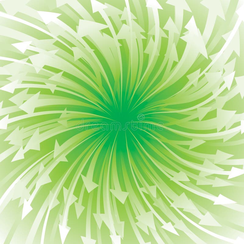 Green arrow futuristic stock vector. Illustration of composition - 5173590