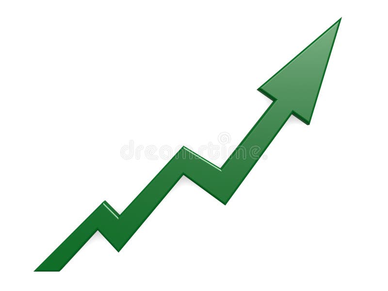 Green Arrow Graph Growth Up Stock Illustration - Illustration of trendy ... Green Arrow Graph Growth Up Stock Illustration - Illustration of trendy ...
