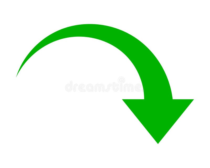 Green arrow stock vector. Illustration of arrow, movement - 303645950