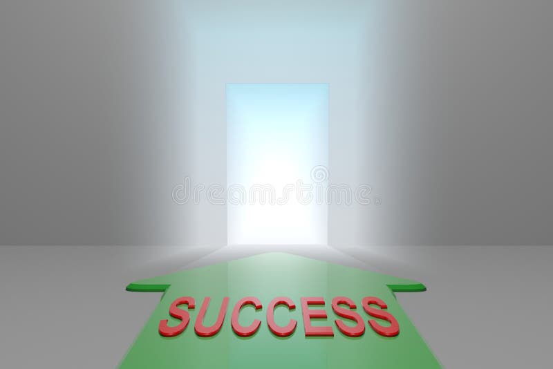Success 3d word stock illustration. Illustration of gray - 114612928