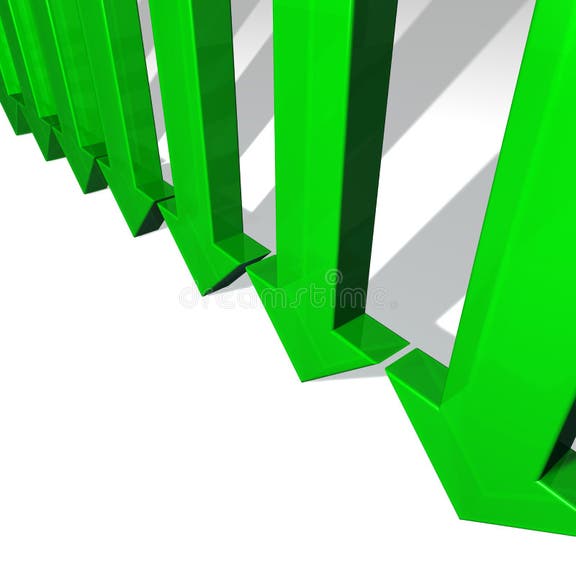 Pointing Green Arrows Stock Illustrations – 3,742 Pointing Green Arrows ...