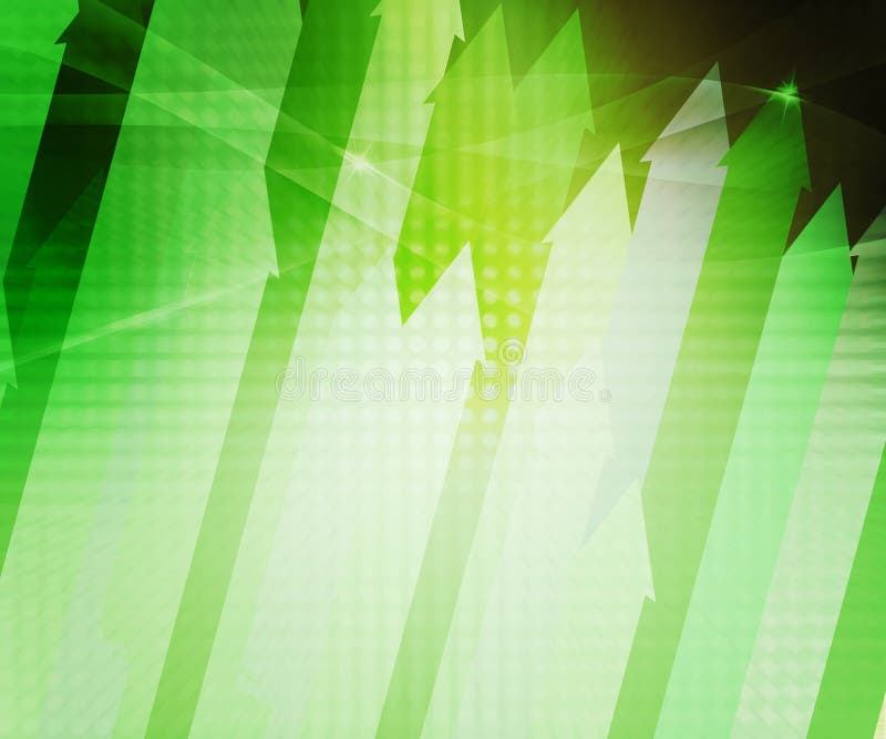 Green Arrows Abstract Background Stock Illustration - Illustration of ...