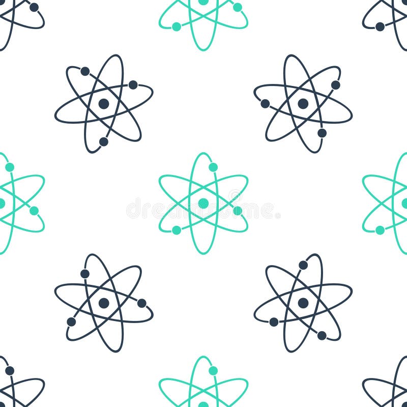 Green atom stock illustration. Illustration of model - 48184088