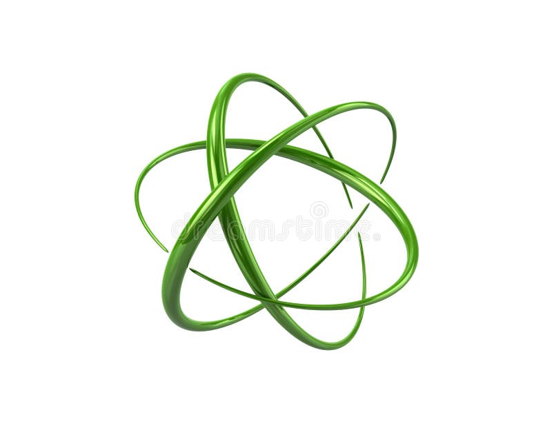 Atom symbol stock vector. Illustration of radiation, research - 10703137
