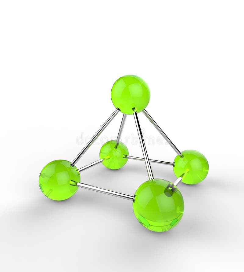 Green Atoms Micro Eco Design Stock Vector - Illustration of graphic ...