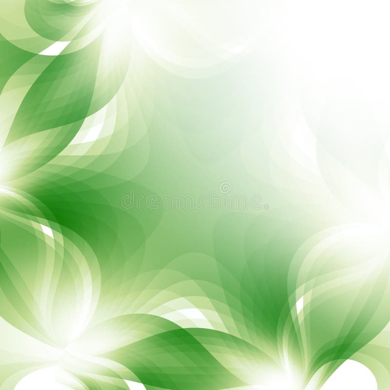 Green Abstract Card Background Illustration Stock Vector - Illustration ...
