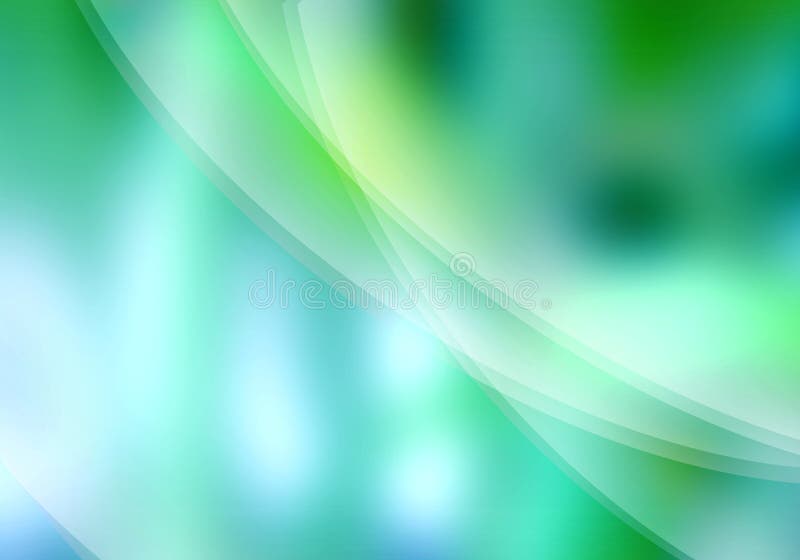 Green Background with Beautiful Abstract Lines. Wallpaper for Design ...
