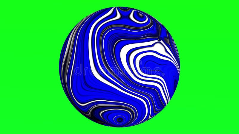 Green Background with Beautiful Rotating Blue Black and White Texture ...