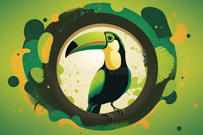 Captive Toucan Stock Illustrations – 3 Captive Toucan Stock ...