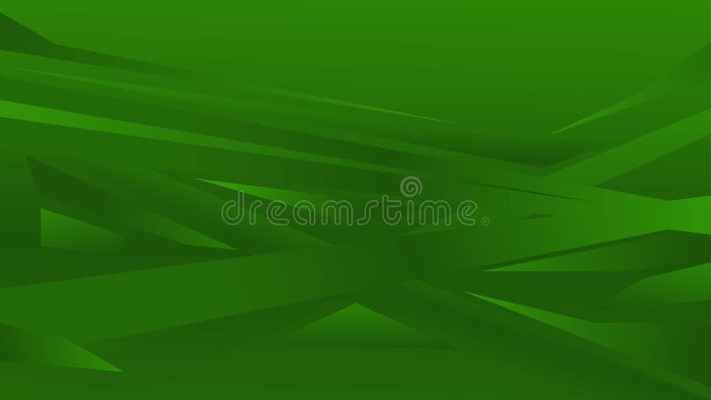 Green Background with a Combination of Lines and Shapes Stock Vector ...