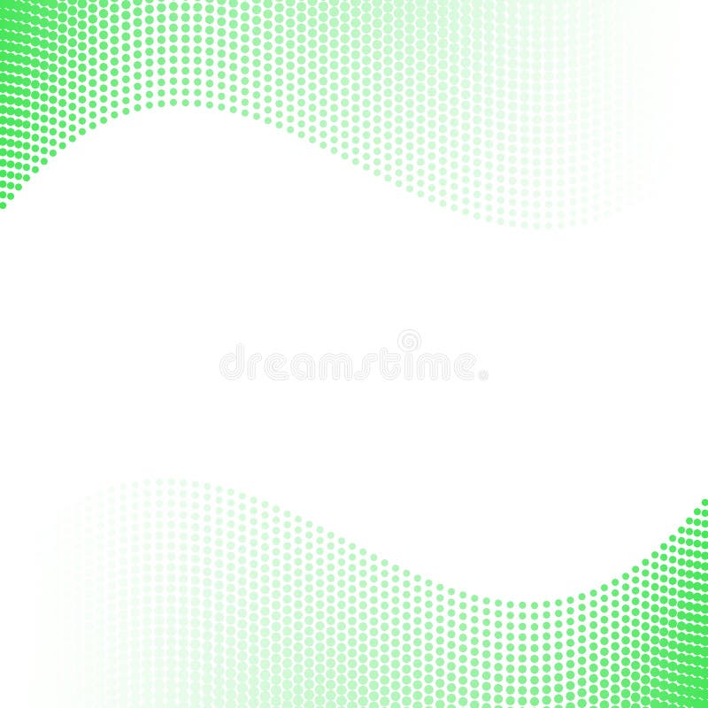 Green Background with Halftone Effect Stock Vector - Illustration of ...