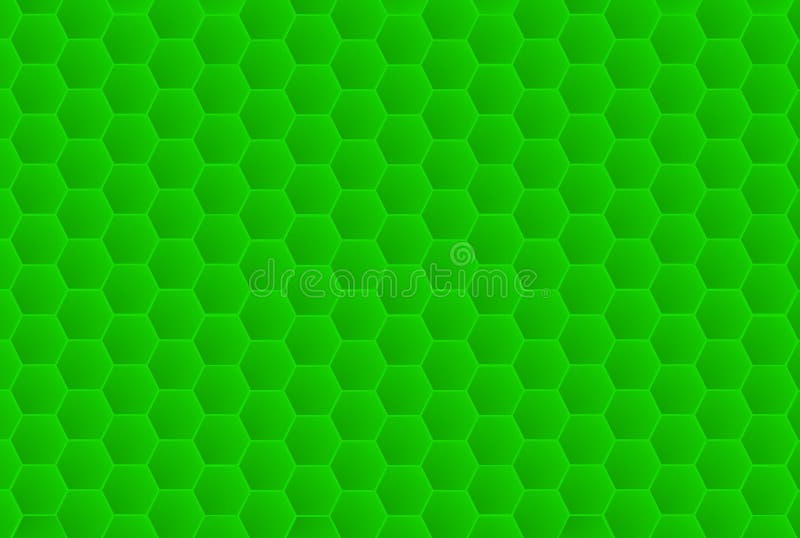 Green Background with Hexagon Pattern. Abstract Geometric Stock ...