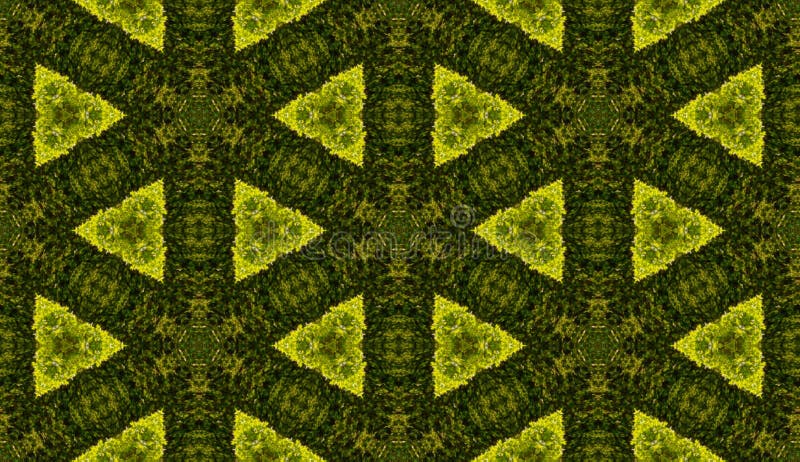 Green Background Pattern from the Greenery Triangle Figures. Geometric ...