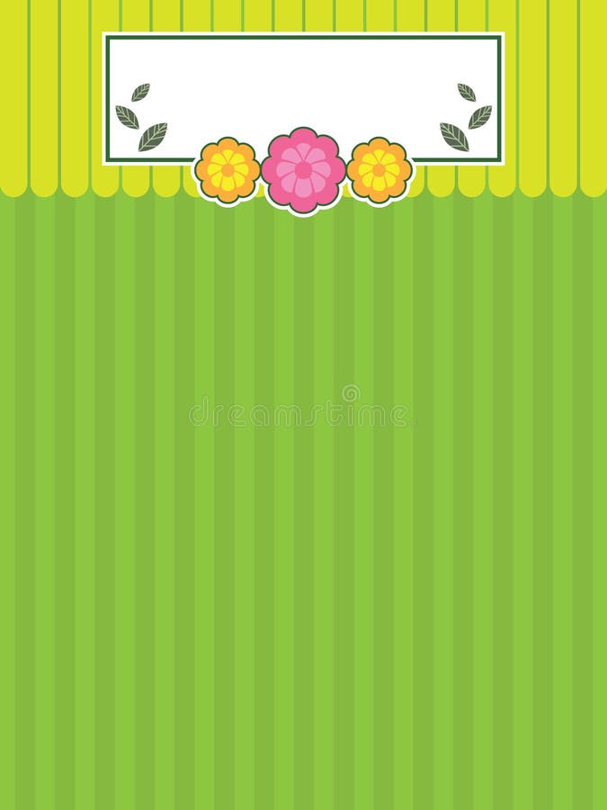 Green Background with Text Box Stock Vector - Illustration of green ...