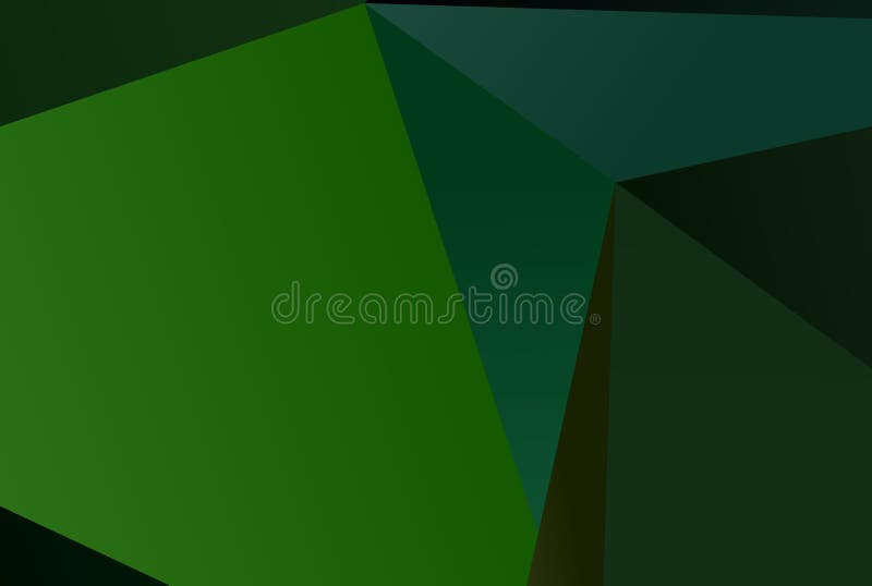 Green Background with Triangles Simple Geometric Background with ...