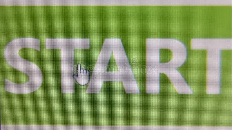 On a Green Background in White Letters on the Screen is the Inscription ...