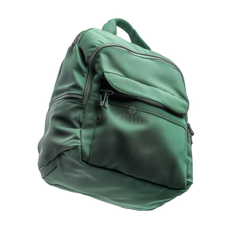 A Set of Red Backpack with Multiple Compartments, Zippers, and ...