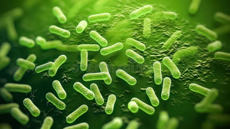 Green Bacteria Shown Close Up Stock Photos - Free & Royalty-Free Stock ...