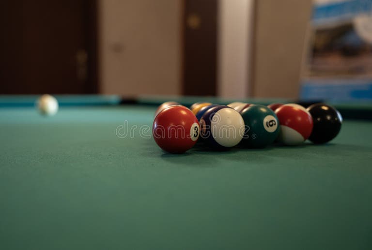 Billiards game stock image. Image of attack, serve, games - 335566191