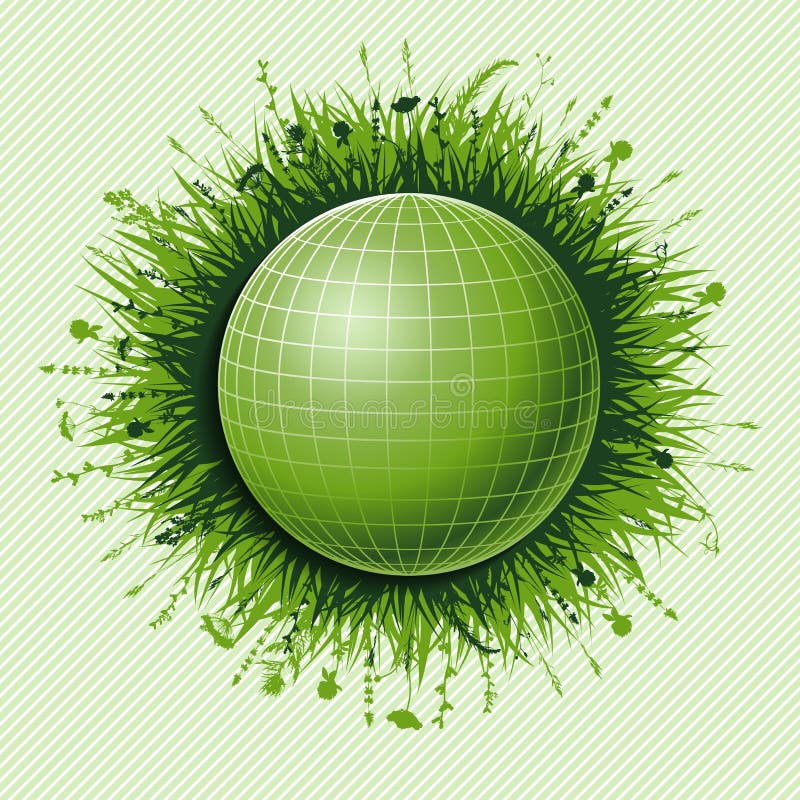 Green ball stock vector. Illustration of illustrated - 52746484