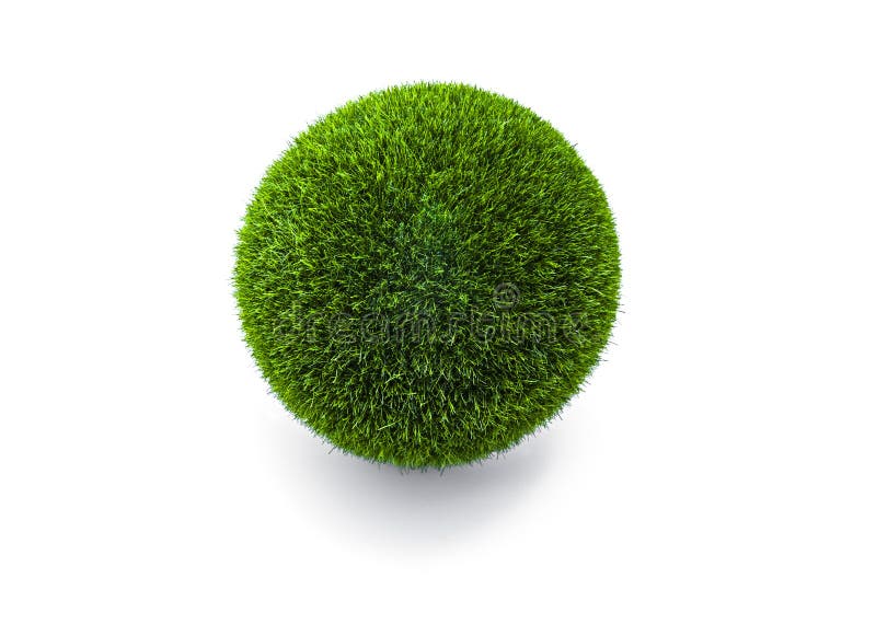 Green ball from gras stock photo. Image of isolated - 210225284