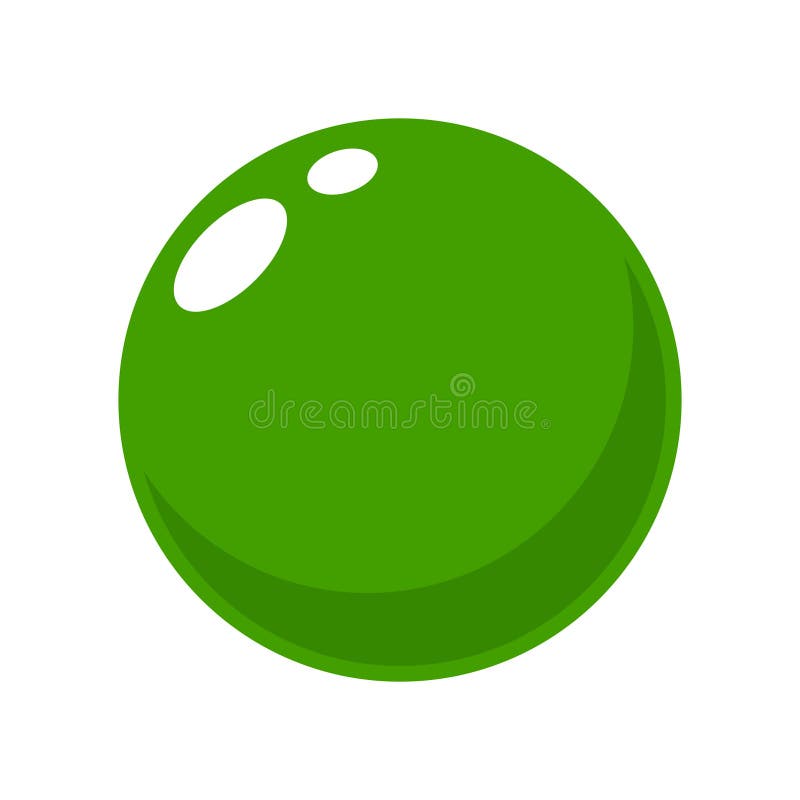 A Red Ball. Isolated Vector Illustration Stock Illustration ...
