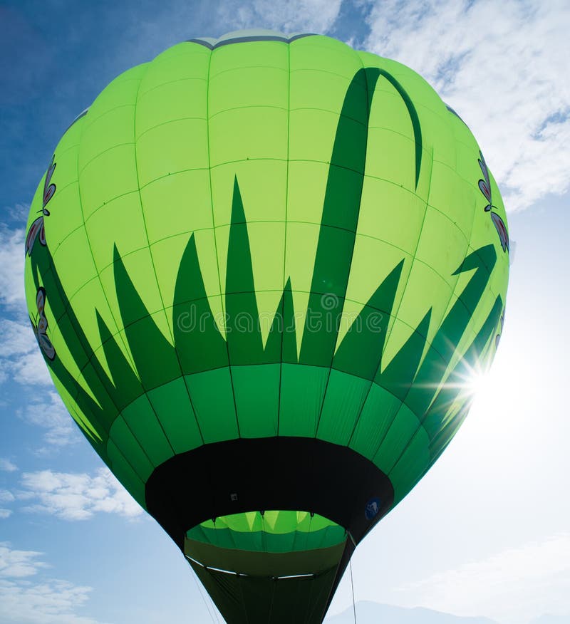 Green Balloon stock image. Image of green, adventure - 37041991