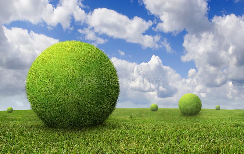 Green balls stock image. Image of formation, business - 10725767