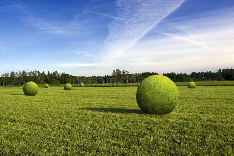 Green balls stock image. Image of climate, grass, earth - 10725799