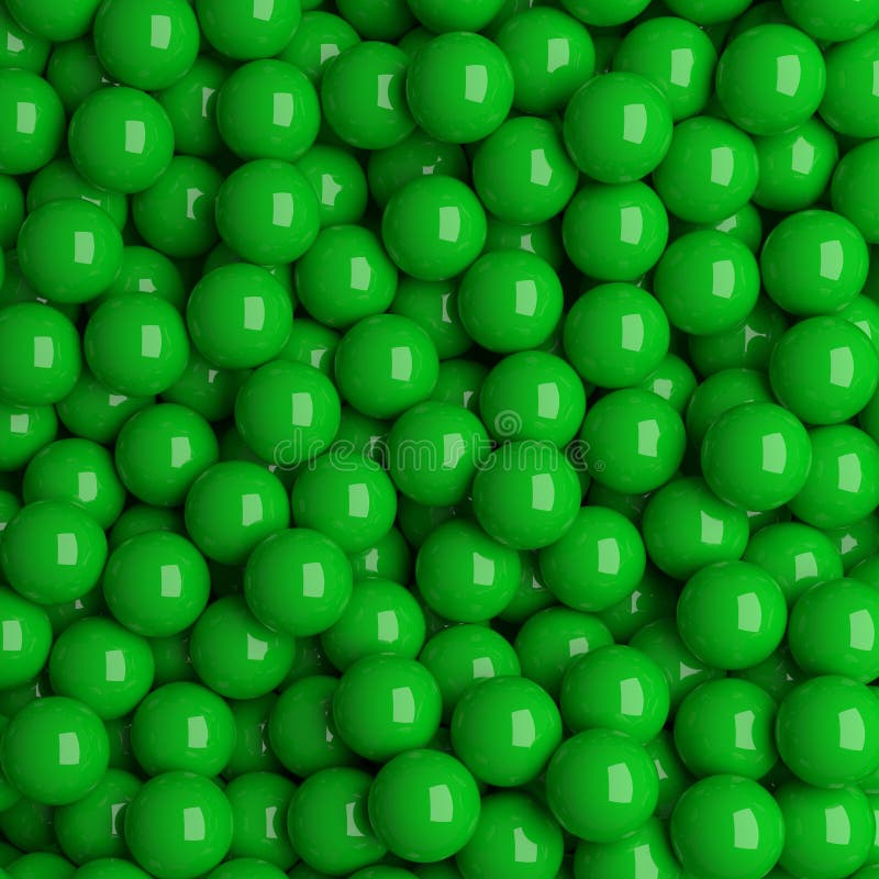 Green Billiards Balls Number Six Stock Illustration - Illustration of ...