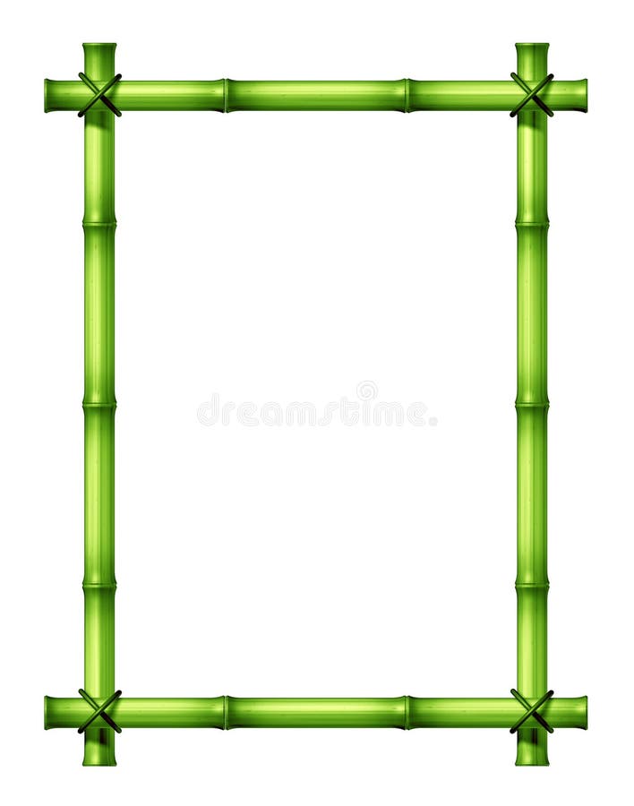 Bamboo Frame stock illustration. Illustration of sign - 23812170