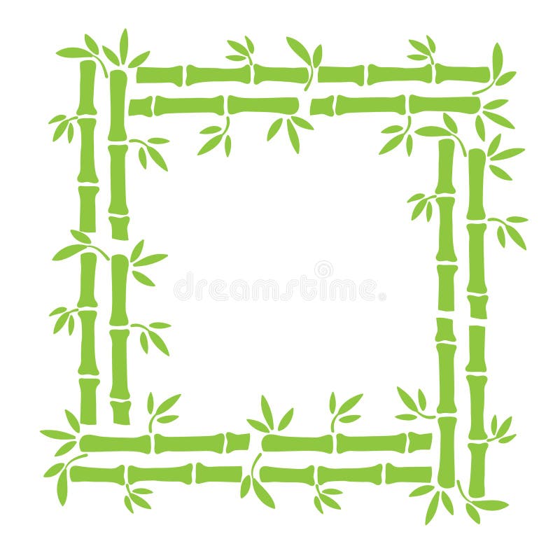 Bamboo Circle Border Stock Illustrations – 205 Bamboo Circle Border ...