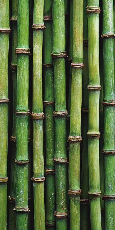Green Bamboo Texture, Seamless Pattern, Wallpaper Background, Nature ...