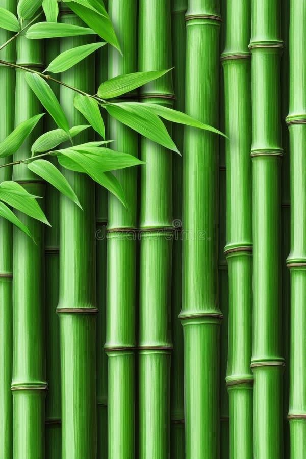 Green Bamboo Texture, Seamless Pattern, Wallpaper Background, Oriental ...
