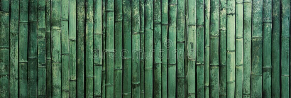 Green Bamboo Texture with Vertical Stalks Encompassing Natural Pattern ...