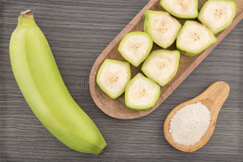 Green Plantain Flour Musa Paradisiaca Stock Photo - Image of nature ... Green Plantain Flour Musa Paradisiaca Stock Photo - Image of nature ...